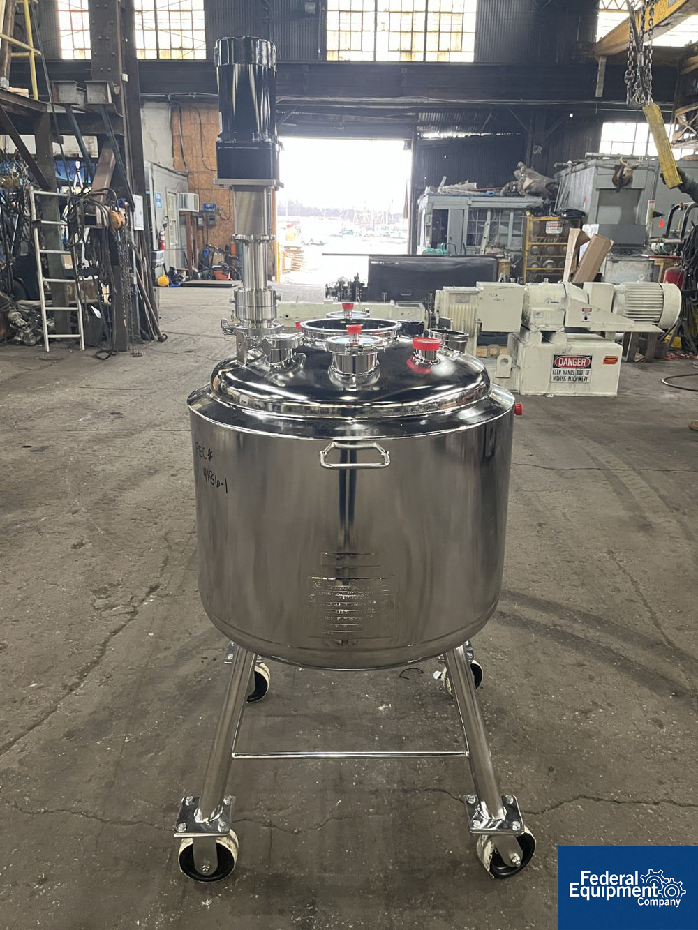 30 Gal Alloy Products Receiver Tank, 316 S/S, 75# | Federal Equipment ...