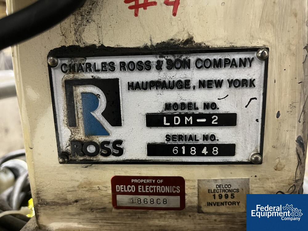 2 Gal Ross LDM-2 Planetary Vacuum Mixer | Federal Equipment Company