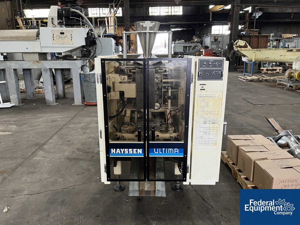 Hayssen Vertical Form, Fill and Seal Machine, Model 8-12HR Ultima ...