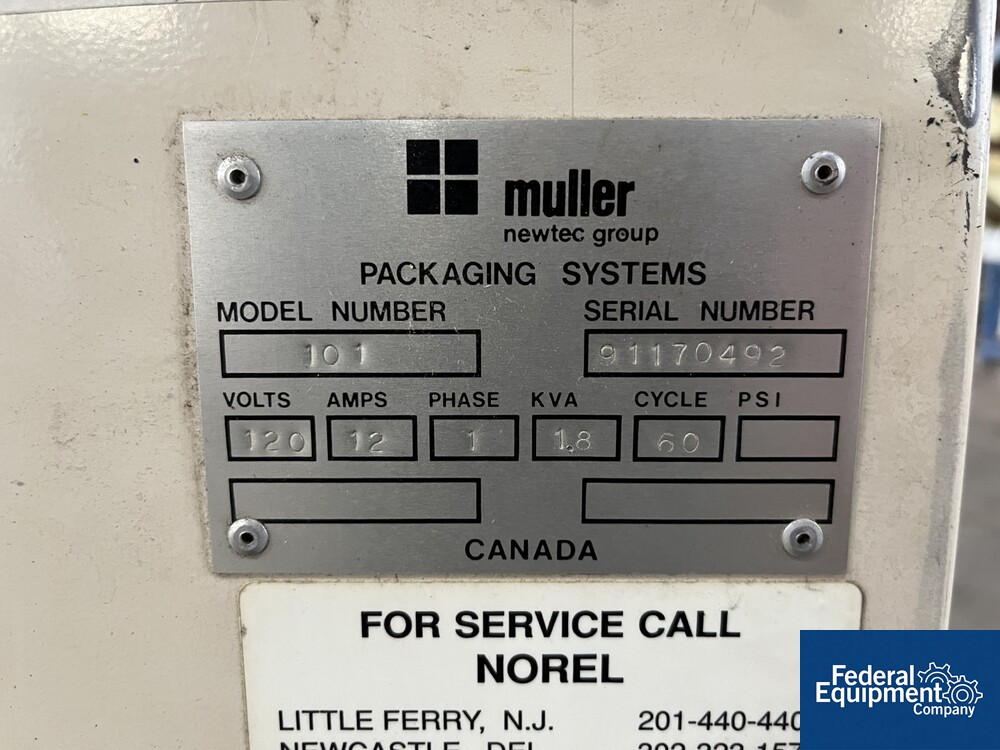 Muller 101 Semi-Automated In Floor Pallet Wrapper | Federal Equipment ...