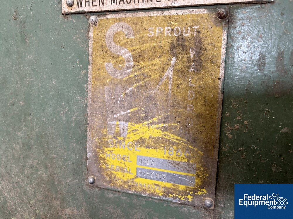 Sprout Waldron Hammer Mill, Model 3812, 75 HP | Federal Equipment Company