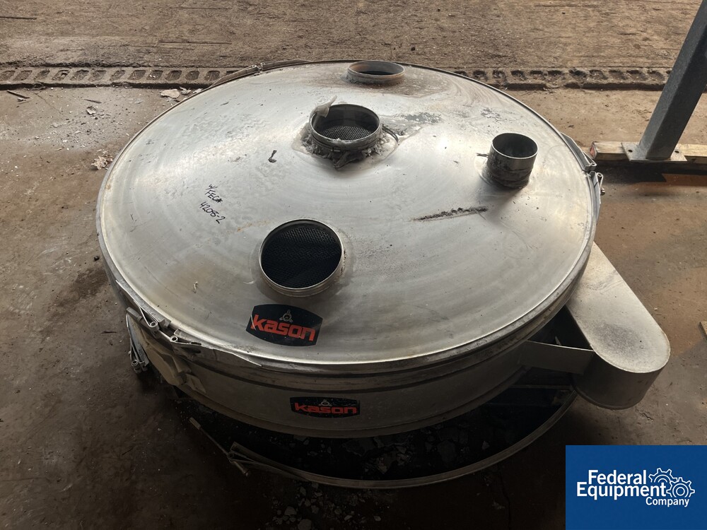 60” Kason screen, model K60-1C-SS, S/S, 2 Deck | Federal Equipment Company