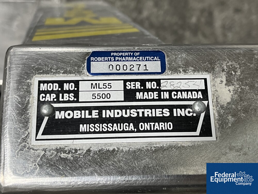 Mobile Industries ML55 Stainless Steel Pallet Jack, Model ML55 ...