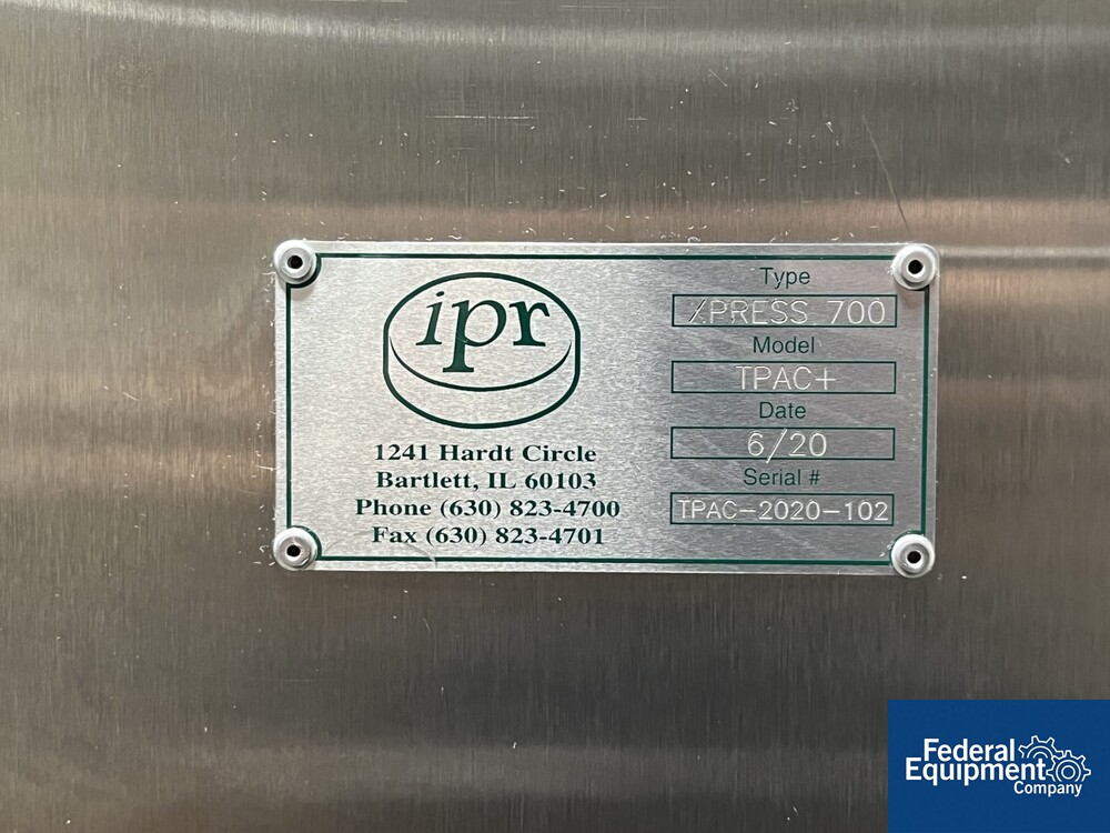 Manesty Xpress 700, 61 Stations with Spare Parts | Federal Equipment ...