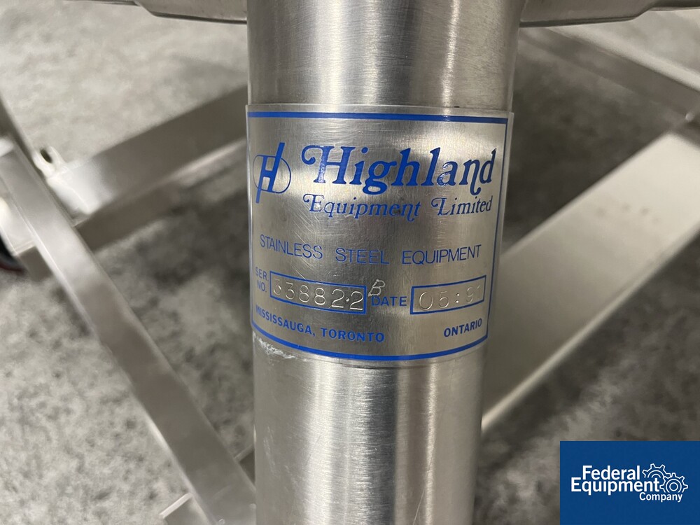 900 Liter Highland Tank, S/S | Federal Equipment Company