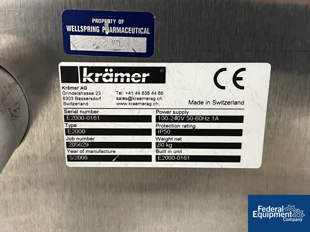 Kramer C820 Vertical Spiral Deduster, Type E2000 | Federal Equipment ...