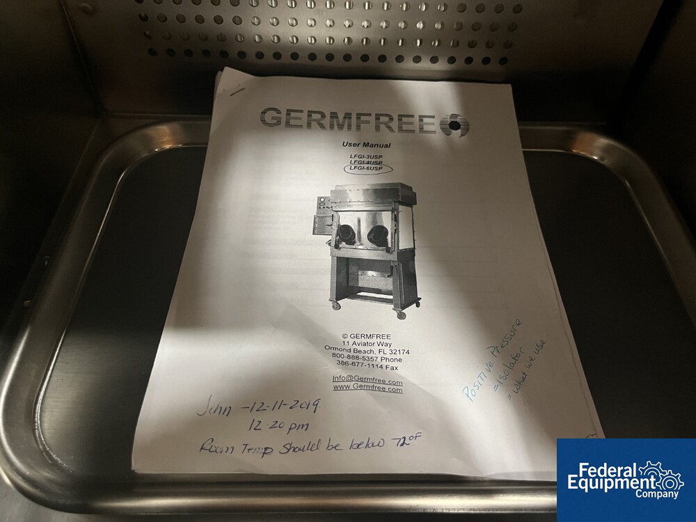 Germfree Isolator, Model LFGI-6USP, S/S | Federal Equipment Company