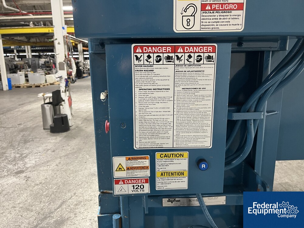 Marathon Vertical Baler, model 4224 | Federal Equipment Company