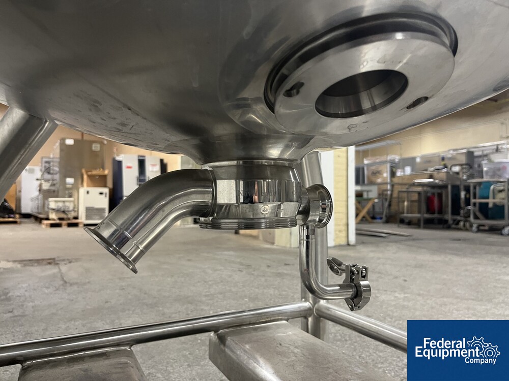 50 Gal Stainless Fab Receiver Tank, 316L S/S, 75# | Federal Equipment ...