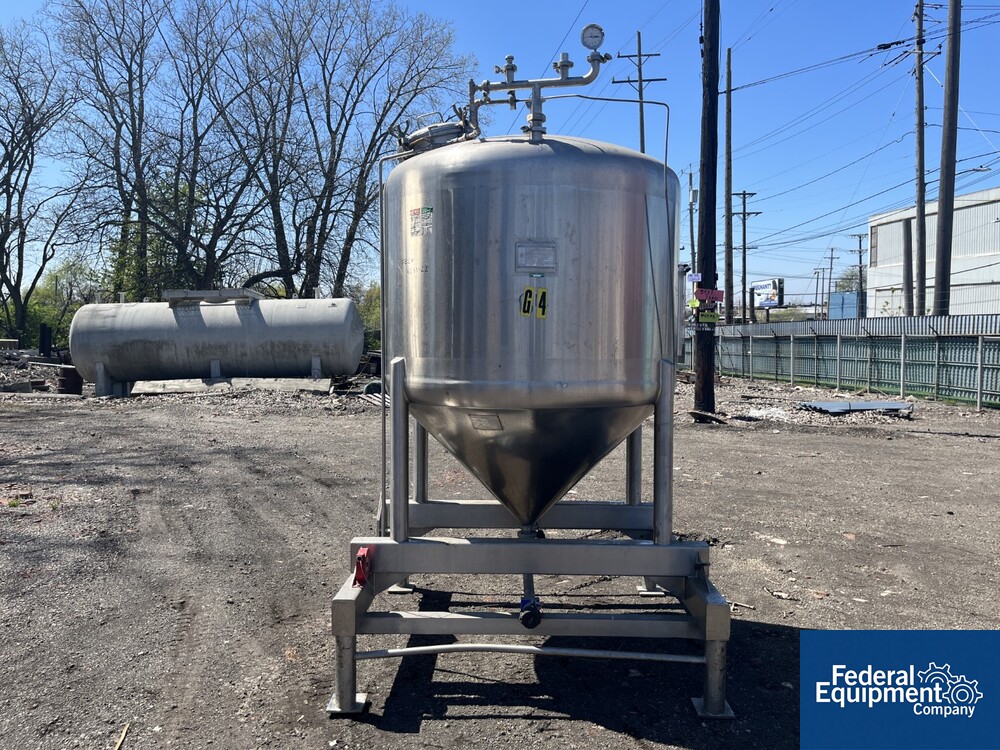 2000 liter APV Crepaco Receiver Tank, 316 S/S, 20# | Federal Equipment ...