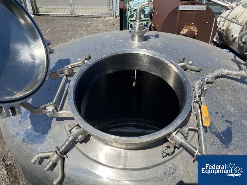 2000 liter APV Crepaco Receiver Tank, 316 S/S, 20# | Federal Equipment ...