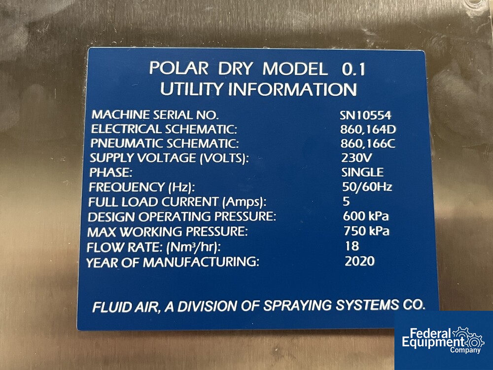 Fluid Air Polar Dry Electrostatic Spray Dry Systems | Federal Equipment ...