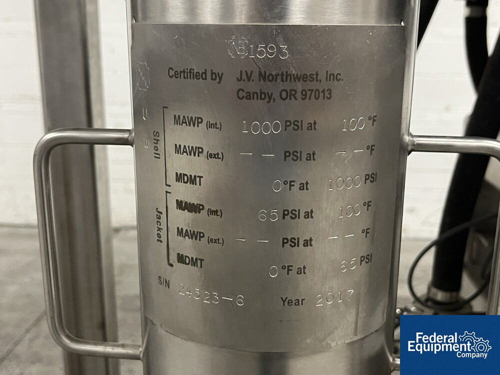 Decimal Engineered Systems, MRX CO₂ Extractor, model 100.C, S/S ...