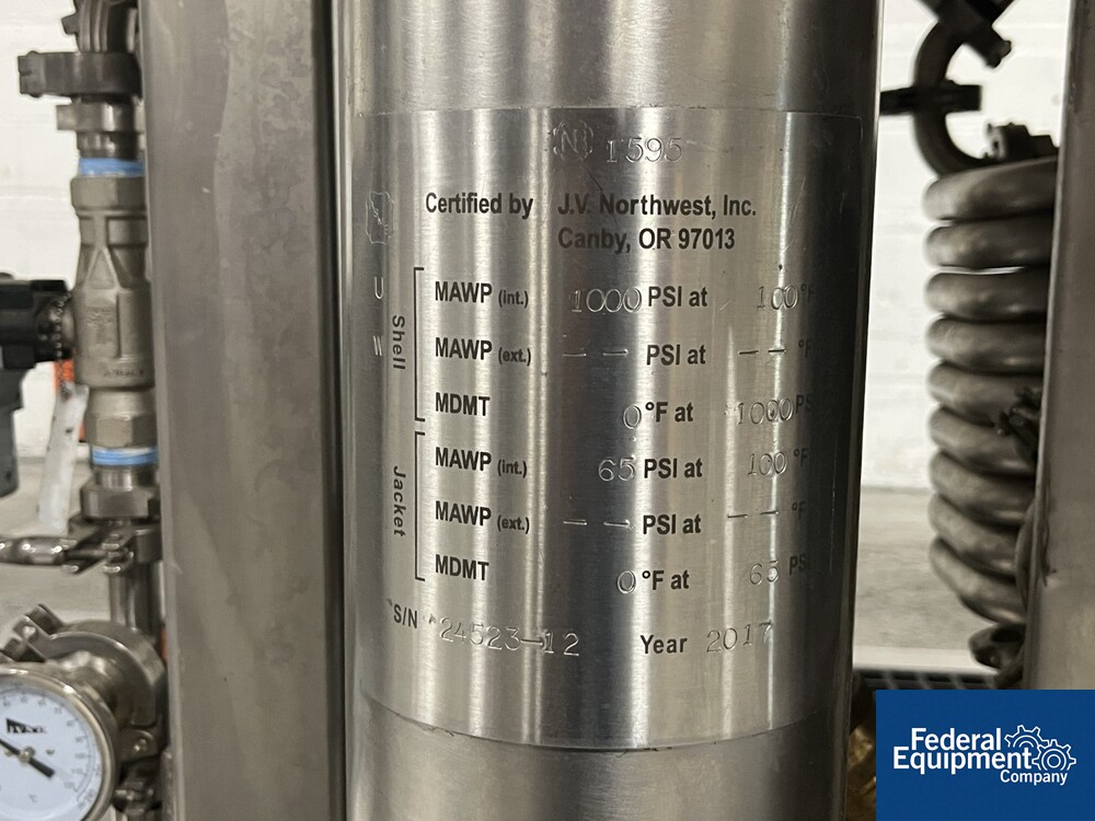 Decimal Engineered Systems, MRX CO₂ Extractor, model 100.C, S/S ...