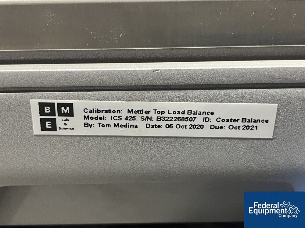 ACG Quest TC Tablet Coater | Federal Equipment Company