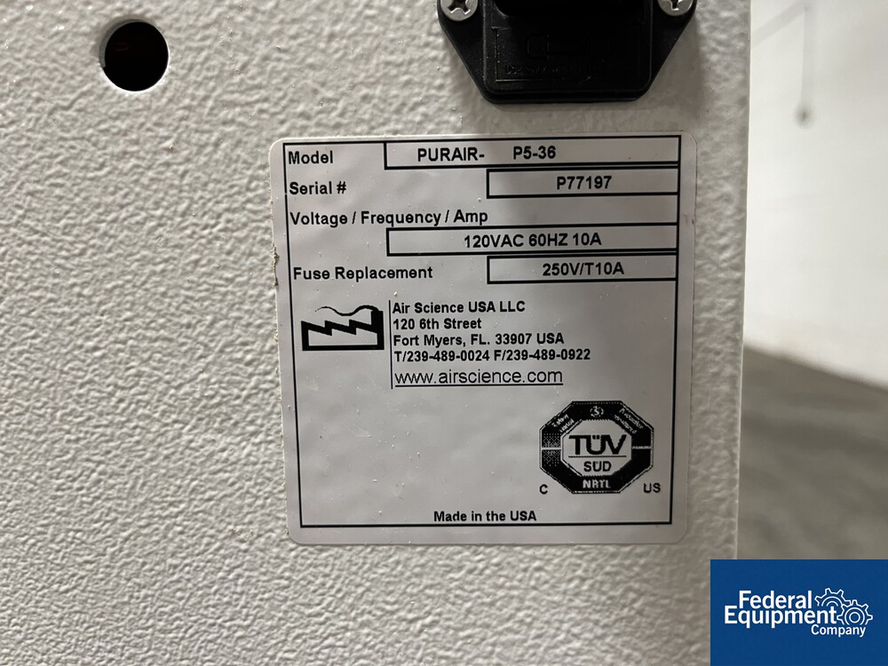 Air Science Purair Basic Ductless Fume Hood | Federal Equipment Company