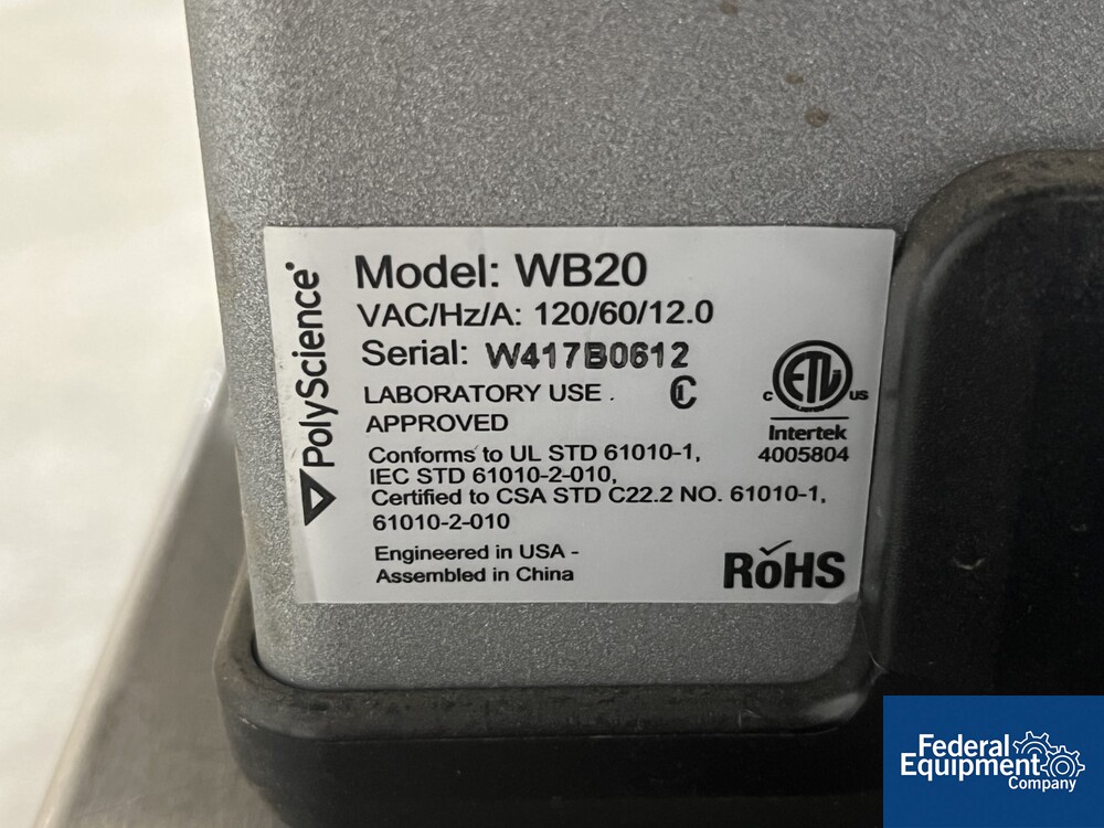 Polyscience Water Bath, Model WB20 | Federal Equipment Company