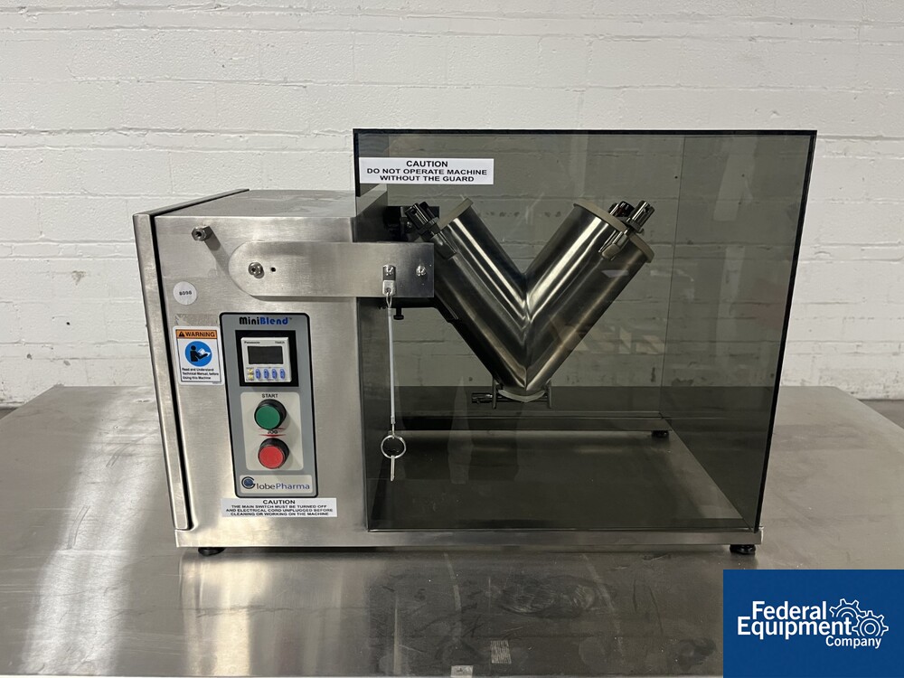 2 Quart GlobePharma MNB Mini Blend, S/S, 1 HP | Federal Equipment Company