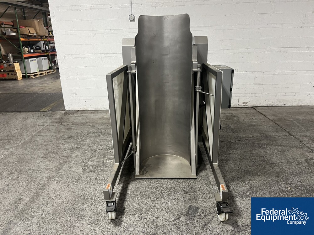 Flexicon Open Chute Drum Dumper, S/S, 750# | Federal Equipment Company