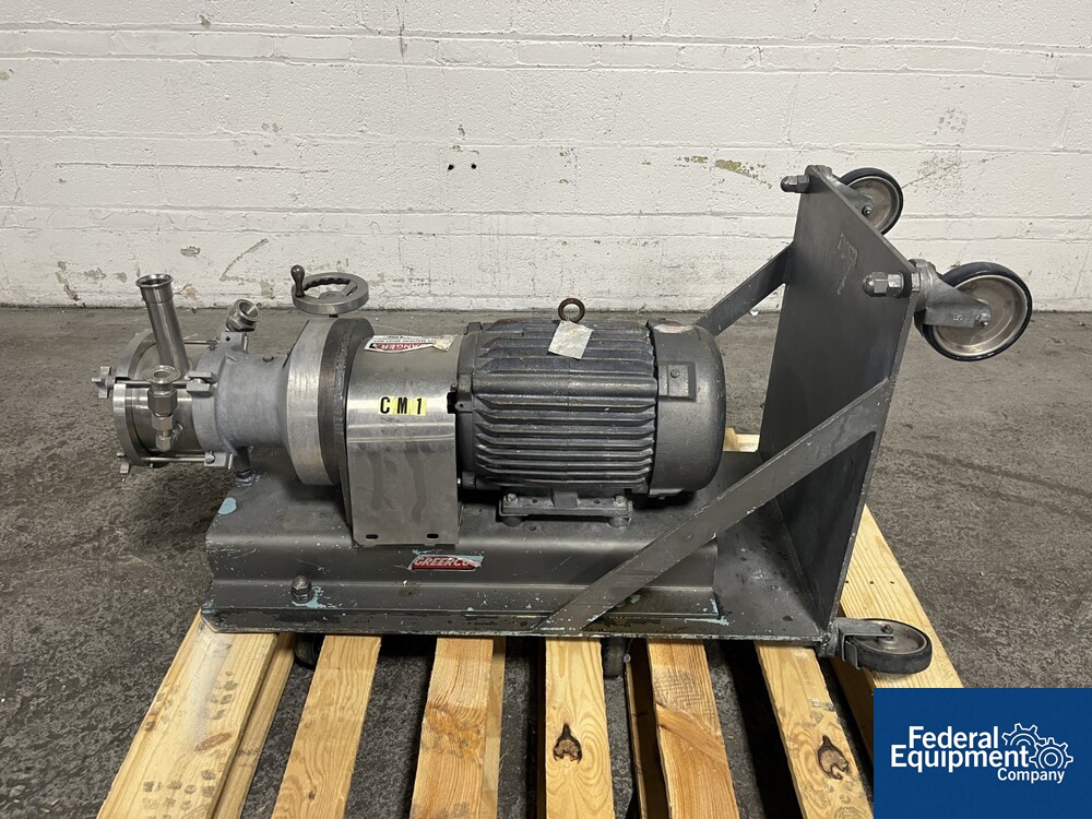 Greerco Inline Colloid Mill, Model W500V-Mech | Federal Equipment Company