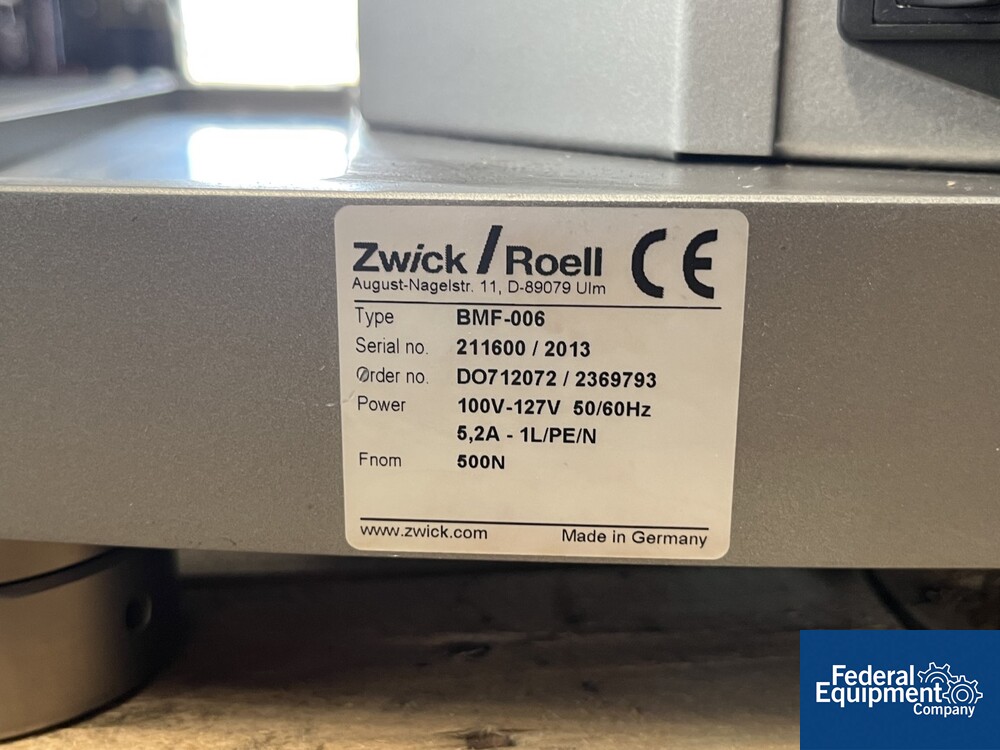 Zwick Roell Melt Flow Index Tester | Federal Equipment Company