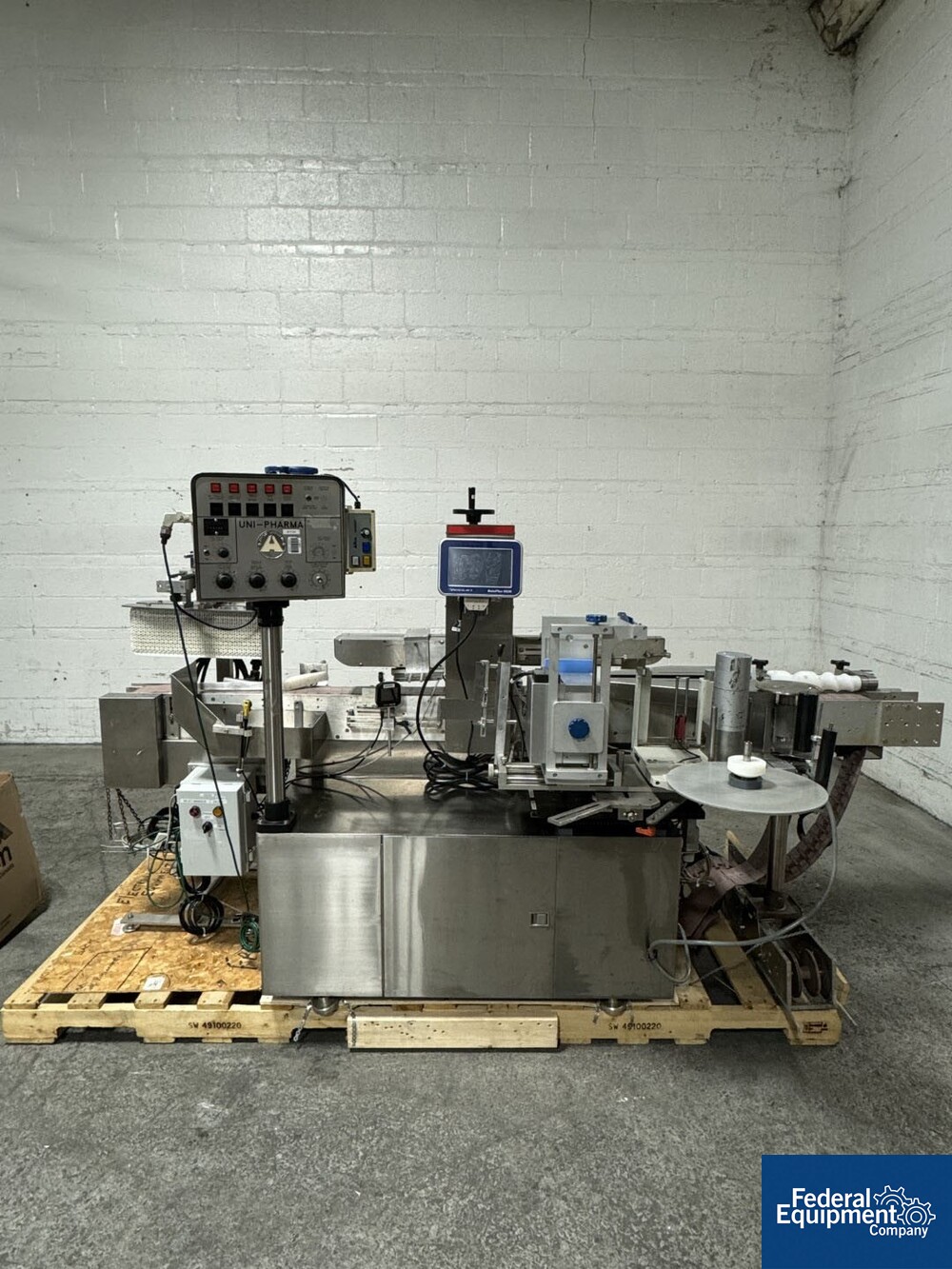 Charles Lapierre Wrap Around Labeler, Model UNI-500 | Federal Equipment ...