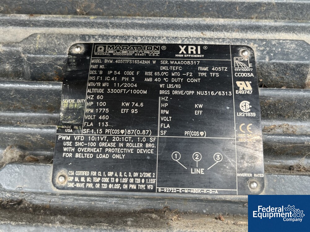 Kaeser Omega Rotary Blower, Model FB350, 100 HP | Federal Equipment Company Kaeser Omega Rotary Blower, Model FB350, 100 HP | Federal Equipment Company
