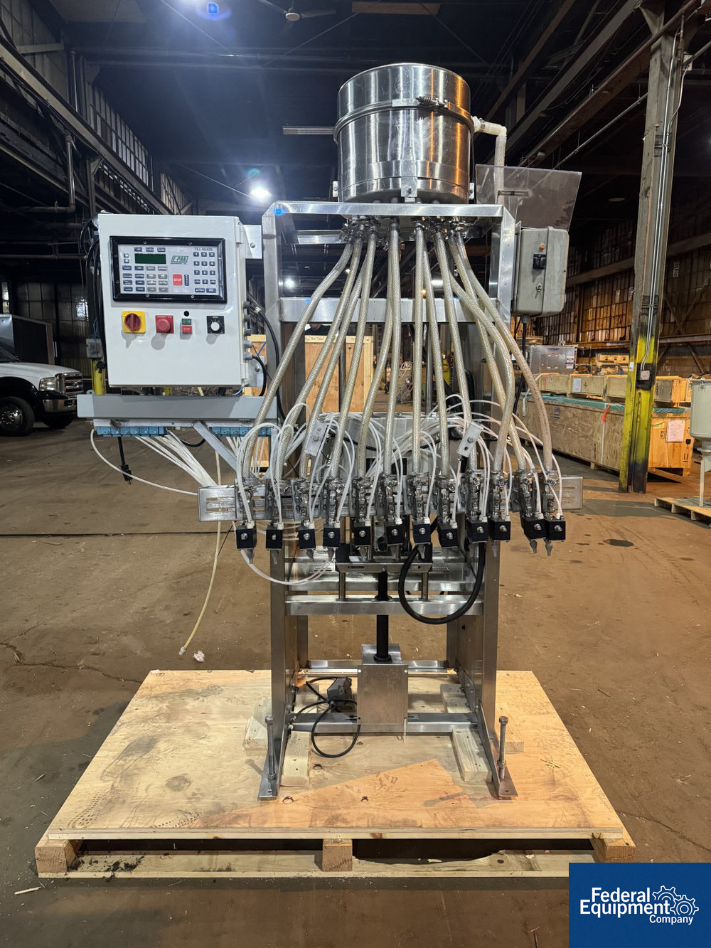12-Head Electronic Liquid Filling Machine | Federal Equipment Company