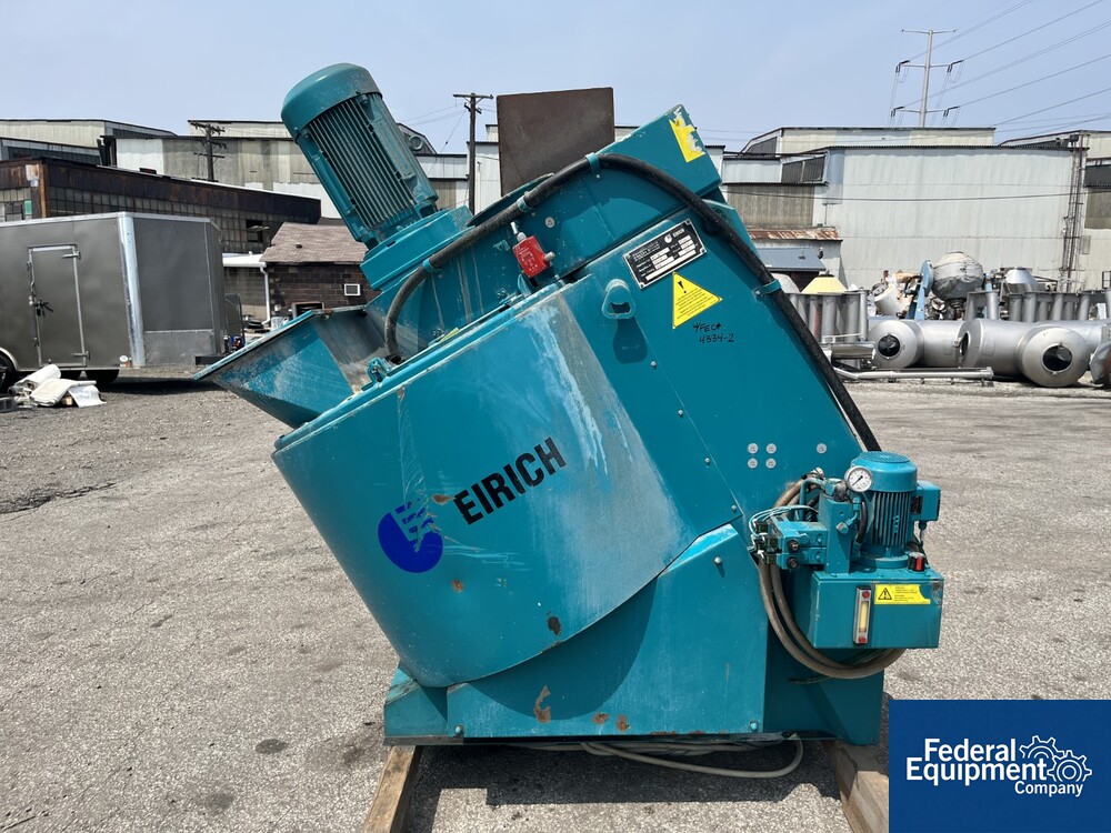 R11/W Eirich Intensive Action Mixer, C/S | Federal Equipment Company
