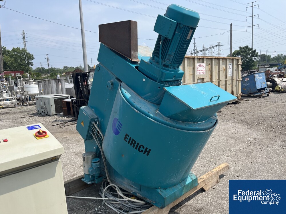 R11/W Eirich Intensive Action Mixer, C/S | Federal Equipment Company