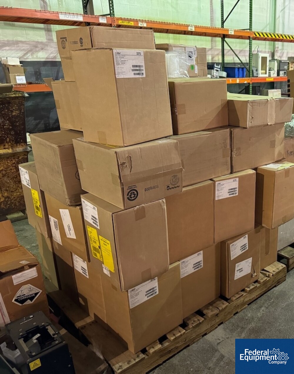 Seven pallets of lab consumables | Federal Equipment Company