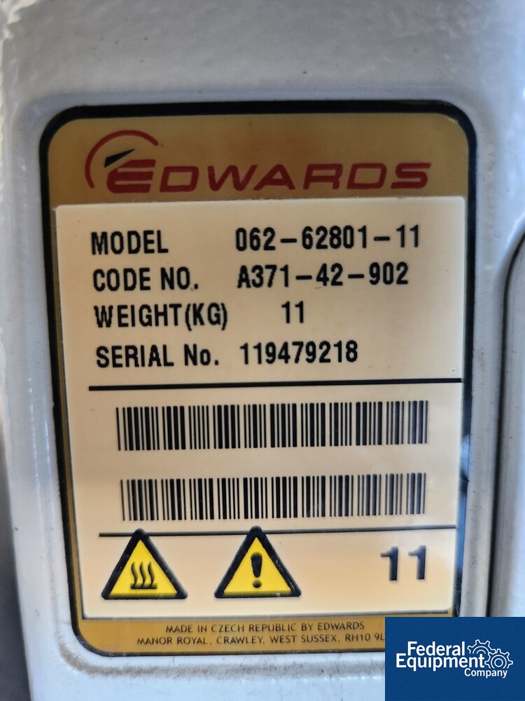Edwards Vacuum Pump, Model 062-62801-11 | Federal Equipment Company