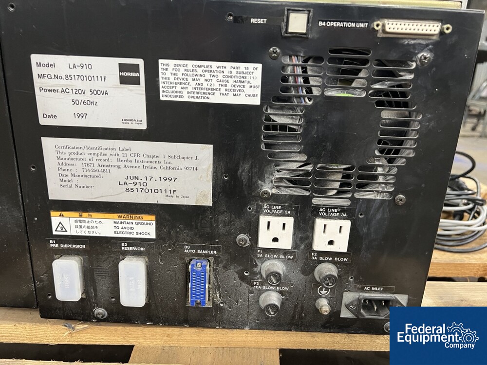 Horiba Spectrometer, Model LA-910 | Federal Equipment Company