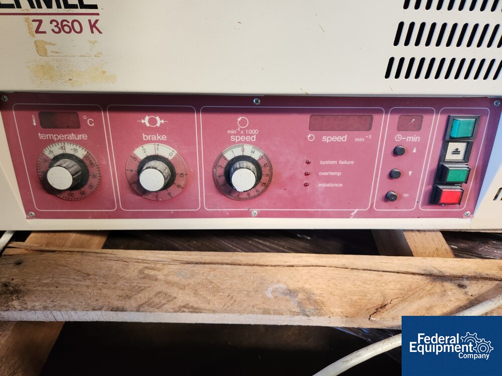 Hermle BHG Temperature Controlled Centrifuge, Model Z360K | Federal ...