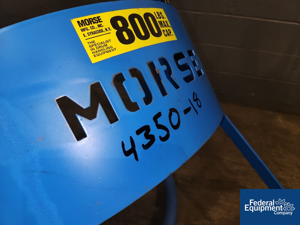 Morse Drum Lifter/Dumper, 800# | Federal Equipment Company