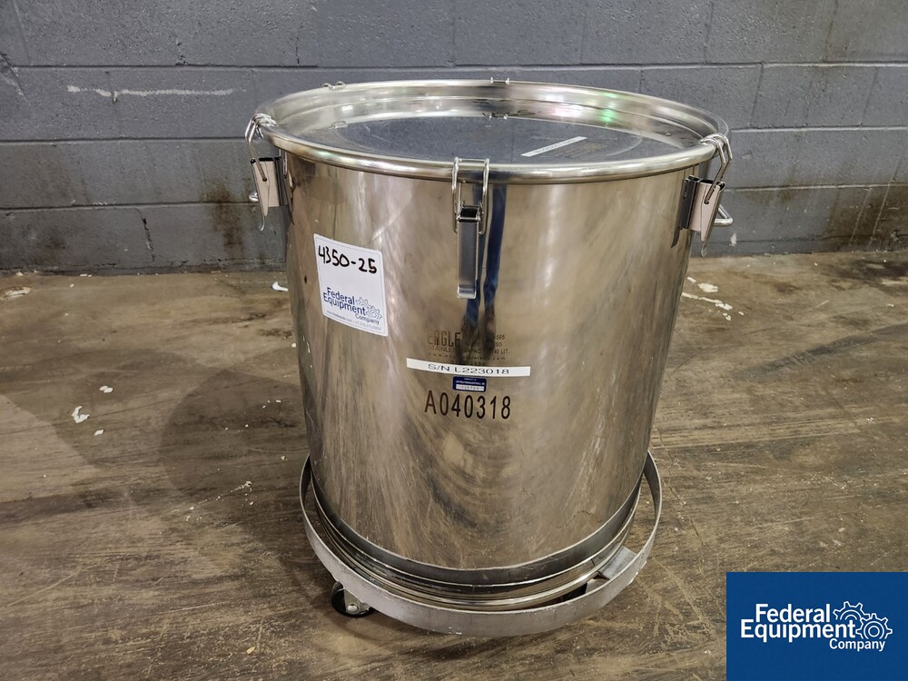 37 Gal Eagle Stainless Tank, Model CTH-565, 316L S/S | Federal ...