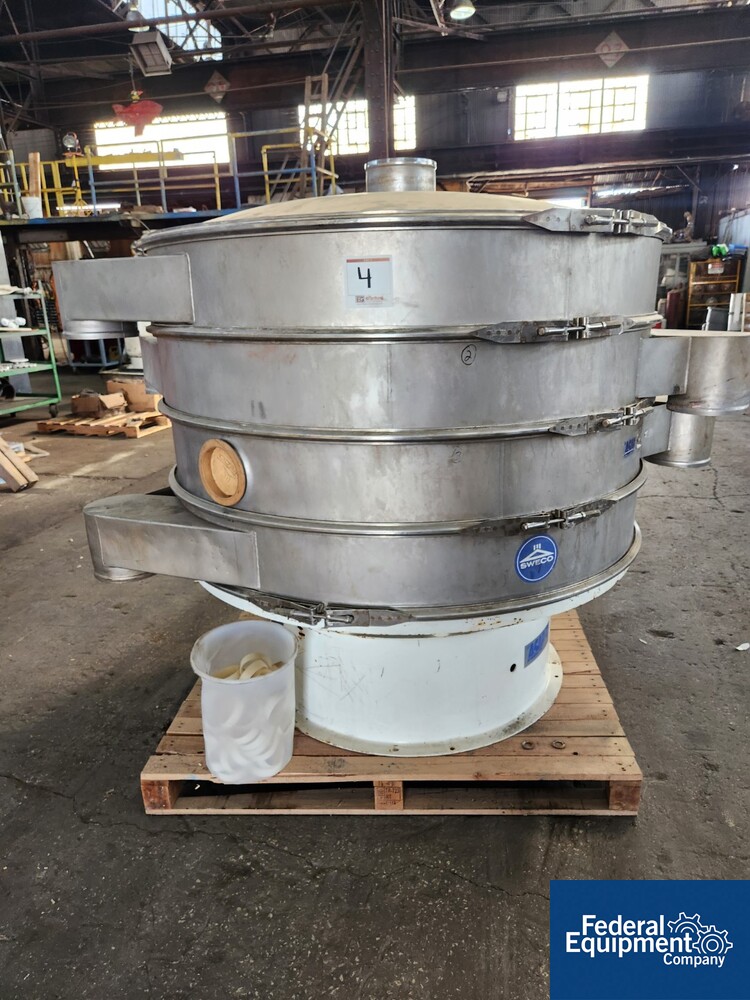 60" Sweco Screen, S/S, 3 Deck | Federal Equipment Company