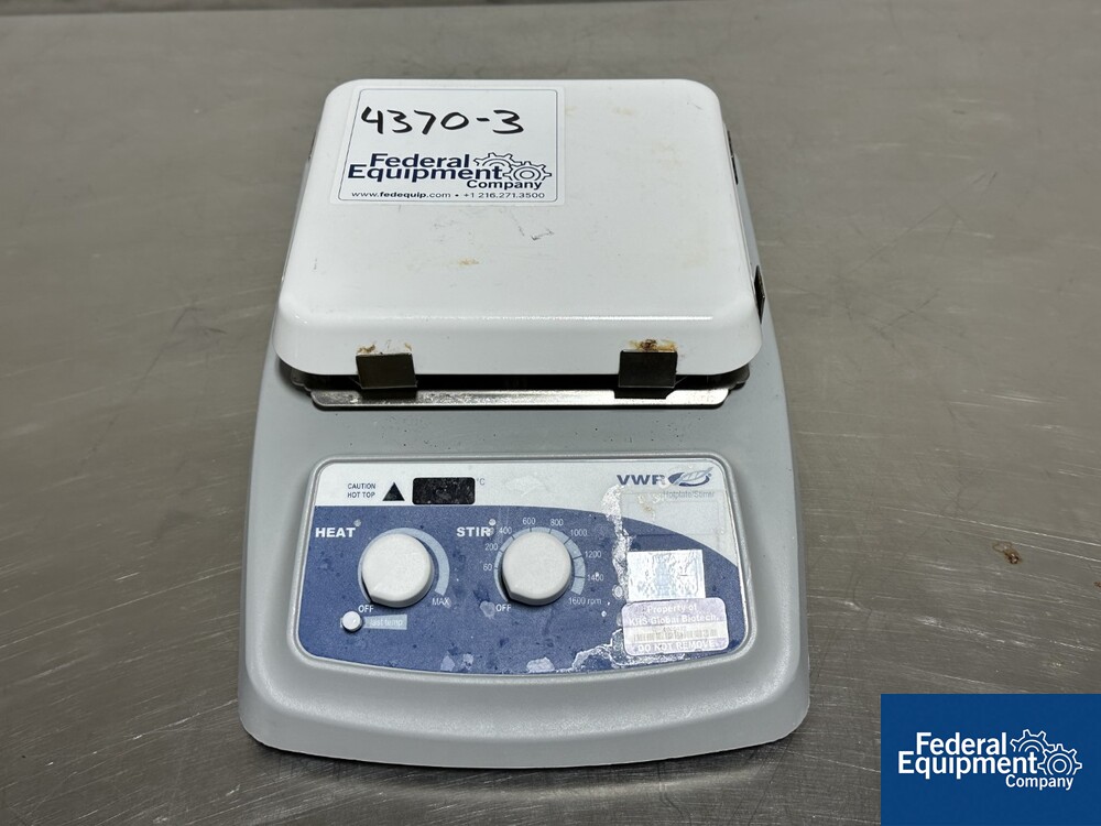 VWR 7" x 7" Ceramic Top Digital Hot Plate / Stirrer | Federal Equipment ...