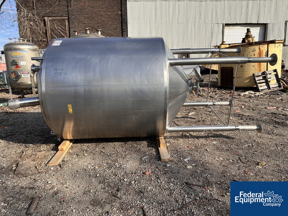 1,500 Gal APV Tank, S/S | Federal Equipment Company