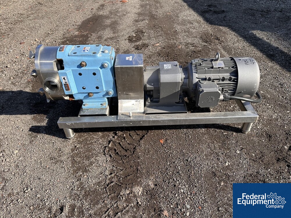 Wauskesha Rotary Lobe Pump, Model U130 | Federal Equipment Company