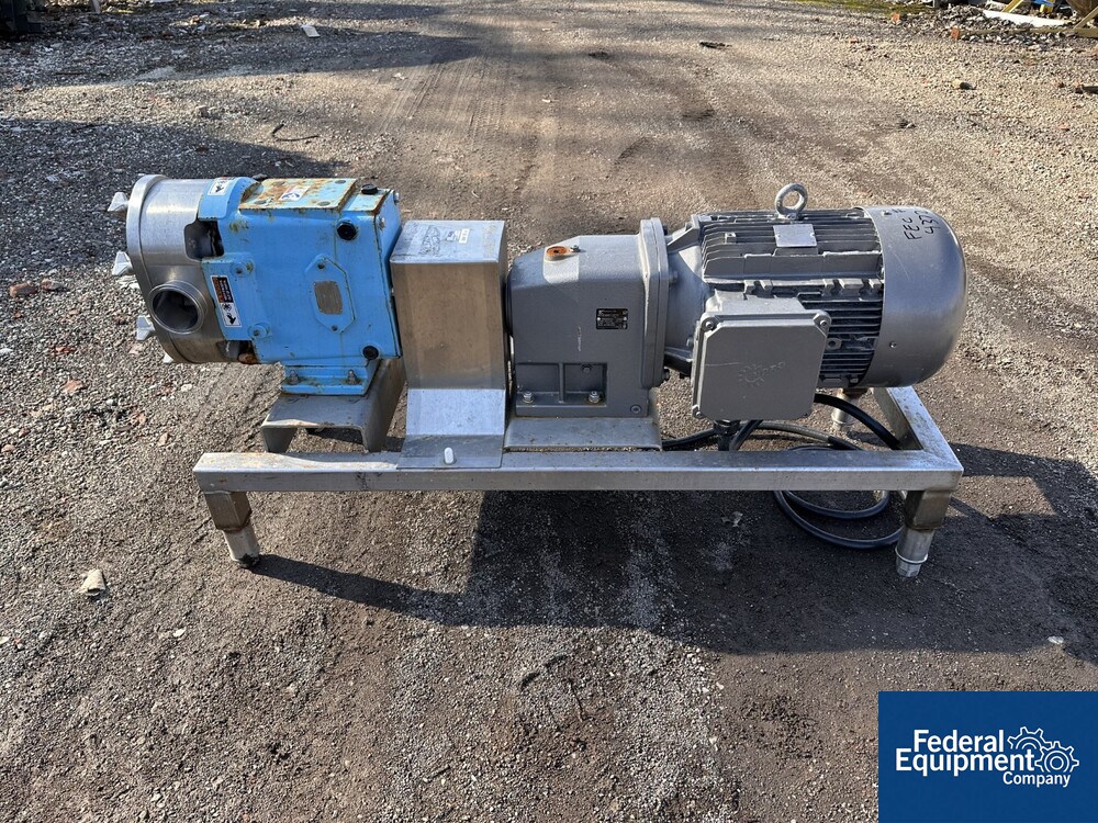 Wauskesha Rotary Lobe Pump, Model U130 | Federal Equipment Company