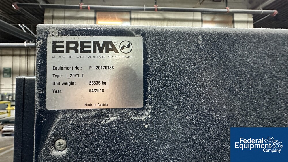 Erema INTAREMA 2021 TVEplus Pelletizing Line | Federal Equipment Company