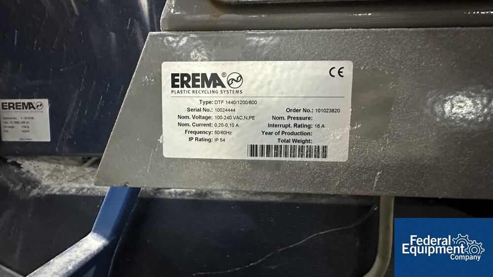 Erema INTAREMA 2021 TVEplus Pelletizing Line | Federal Equipment Company