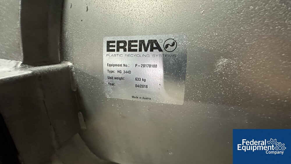 Erema INTAREMA 2021 TVEplus Pelletizing Line | Federal Equipment Company