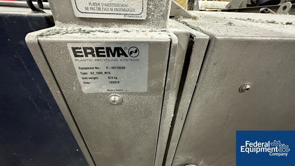 Erema Intarema 1512_TVEplus Pelletizing Line | Federal Equipment Company