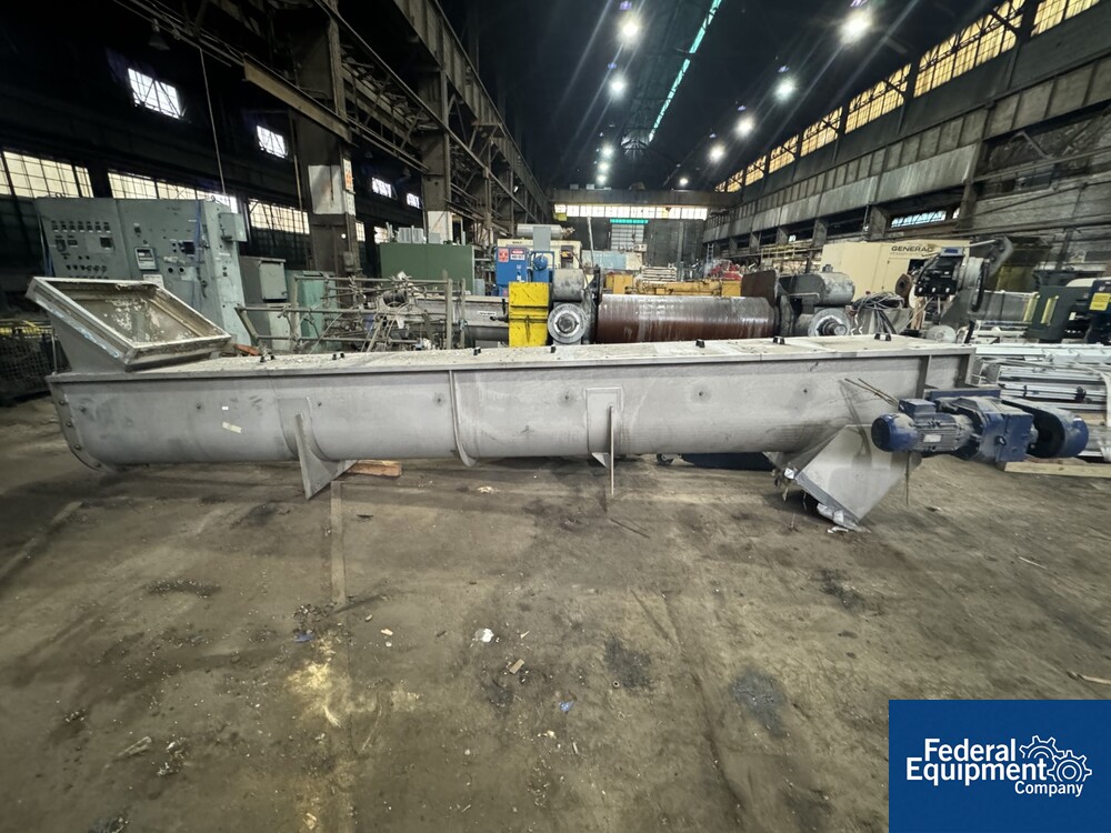 24" Goema Inclined Screw Conveyor, S/S | Federal Equipment Company