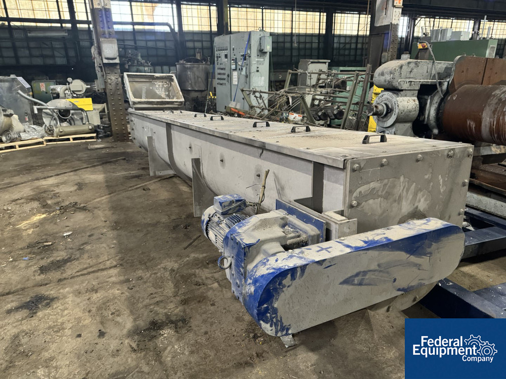 24" Goema Inclined Screw Conveyor, S/S | Federal Equipment Company