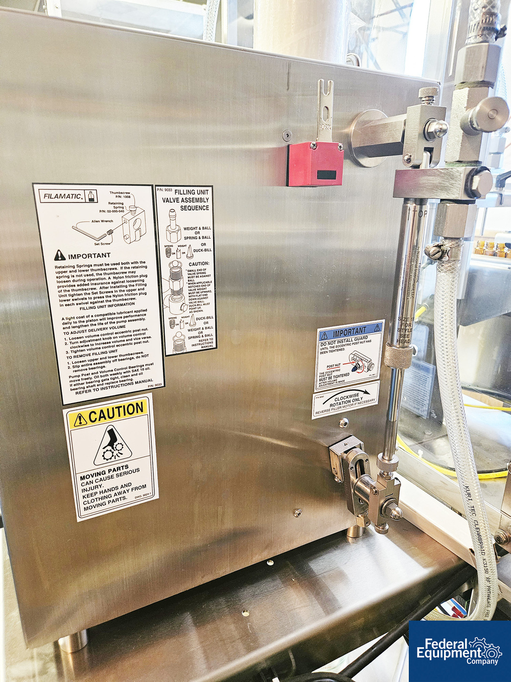 Filamatic ProLine Filling Line, Model Econofil | Federal Equipment Company