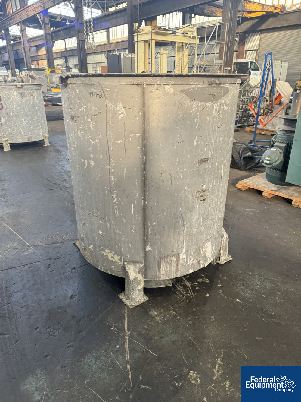 300 Gal Stainless Steel Dispersion Tank | Federal Equipment Company