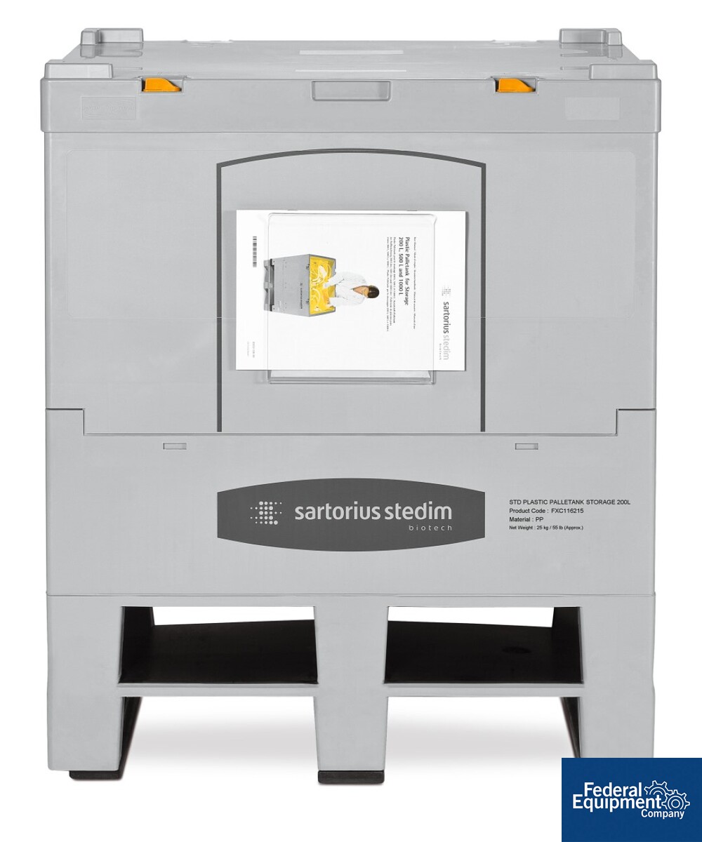 1,000 Liter Sartorius Palletank, Plastic | Federal Equipment Company